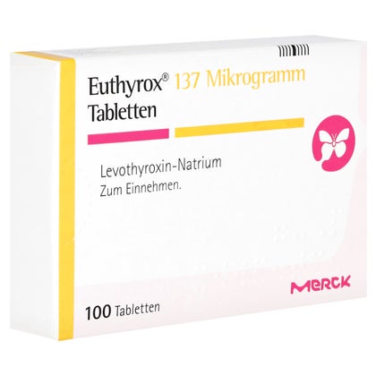 Euthyrox 137 Mikrogramm Tabletten 100 St mit E-Rezept kaufen | DocMorris