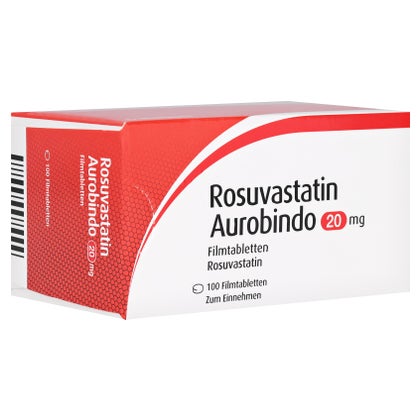 ROSUVASTATIN Aurobindo 20 mg Filmtabletten 100 St mit E-Rezept kaufen ...