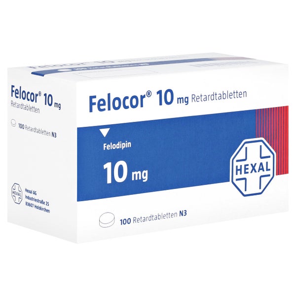 Felocor 10 mg Retardtabletten 100 St, 100 St online kaufen | DocMorris
