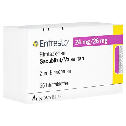 Entresto 24 Mg/26 mg Filmtabletten 56 St mit E-Rezept kaufen | DocMorris