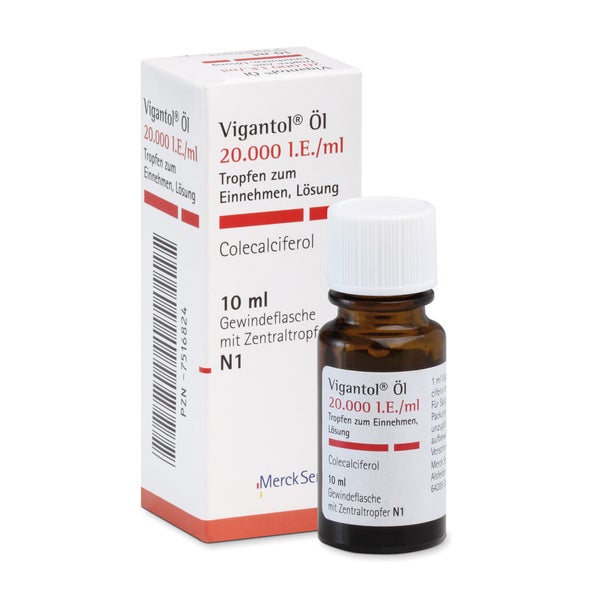 VIGANTOL Öl 20.000 I.E./ml Tropfen zum Einnehmen 10 ml, 10 ml online ...