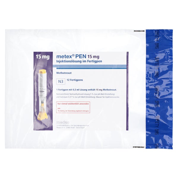 METEX PEN 15 mg (50mg/ml) Inj.-Lsg.i.e.Fertigpen 12 St, 12 St online ...