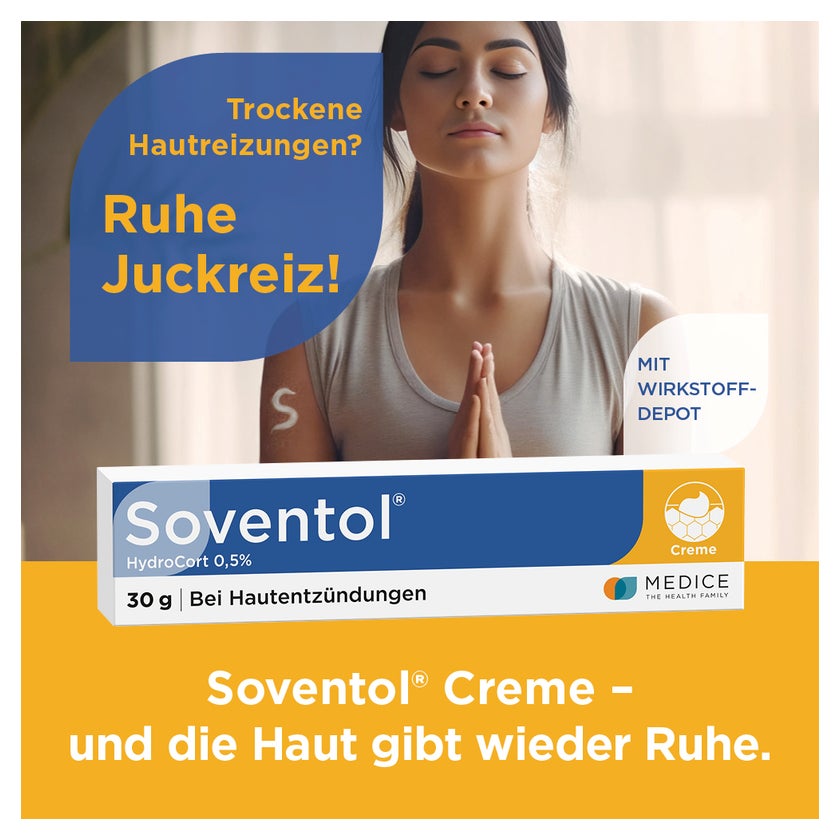 Soventol HydroCort 0,5% Creme 30 g online kaufen | DocMorris