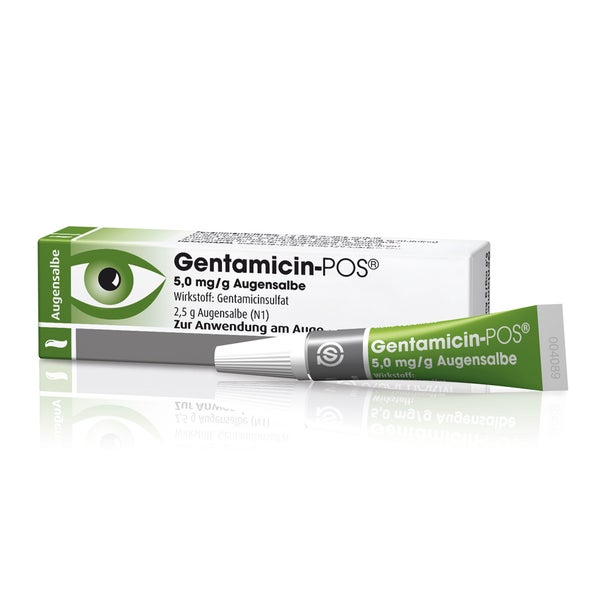 Gentamicin POS Augensalbe 2,5 g, 2,5 g online kaufen | DocMorris
