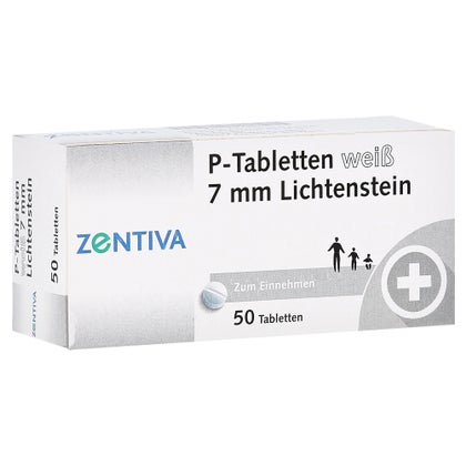 P Tabletten weiß 7 mm Teilk. 50 St online kaufen | DocMorris
