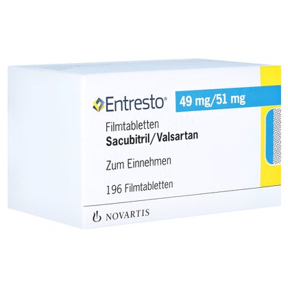 Entresto 49 Mg/51 mg Filmtabletten 20 St mit E-Rezept kaufen | DocMorris