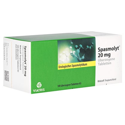 Spasmolyt 20 mg überzogene Tabletten 100 St mit E-Rezept kaufen | DocMorris