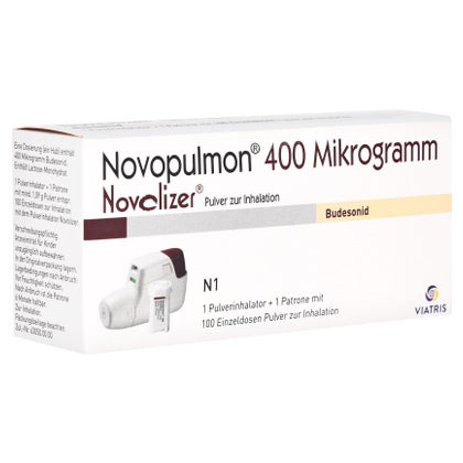 NOVOPULMON 400 µg Novolizer Inhal.+Patr.1x100 ED 1X100 St mit E-Rezept ...