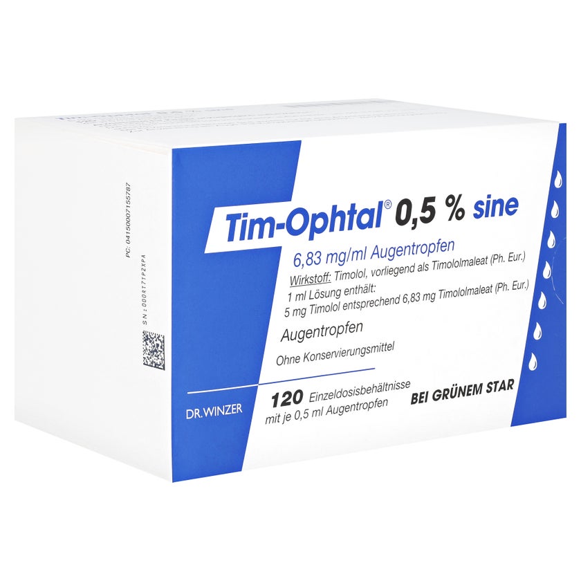 TIM Ophtal 0,5% sine Augentropfen 120X0,5 ml mit E-Rezept kaufen ...
