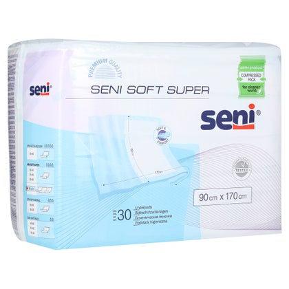 Seni Soft Super 90 x 170 cm Bettschutzunterlagen mit Seitenflügeln ...