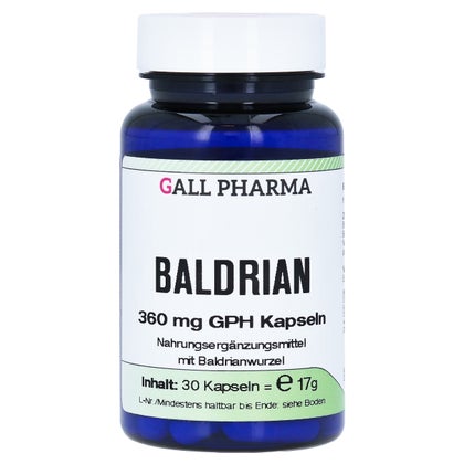 Baldrian 360 mg GPH Kapseln 30 St online kaufen | DocMorris