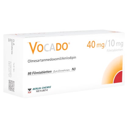 Vocado 40 Mg/10 mg Filmtabletten 98 St mit E-Rezept kaufen | DocMorris