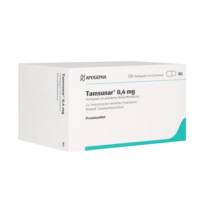 TAMSUNAR 0,4 mg Hartkaps.m.veränd.Wirkst.-Frs. 100 St mit E-Rezept ...