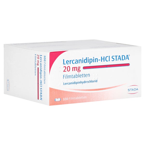 LERCANIDIPIN-HCL STADA 20 mg Filmtabletten 100 St, 100 St online kaufen ...