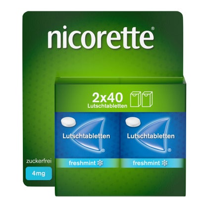 nicorette Lutschtablette freshmint 4 mg Nikotin 80 St, 80 St online ...