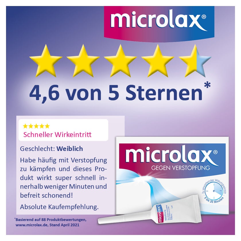 Microlax Rektallösung, Abführmittel gegen Verstopfung 12X5 ml online ...