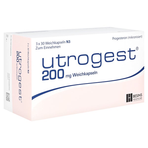 Utrogest 200 mg Weichkapseln 90 St, 90 St online kaufen | DocMorris