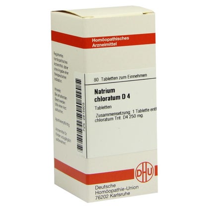 Natrium Chloratum D 4 Tabletten 80 St online kaufen | DocMorris