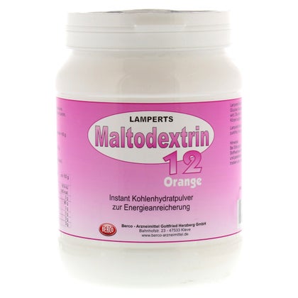 Maltodextrin 12 Orange Lamperts Pulver 500 g online kaufen | DocMorris