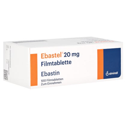 Ebastel 20 mg Filmtabletten 100 St mit E-Rezept kaufen | DocMorris
