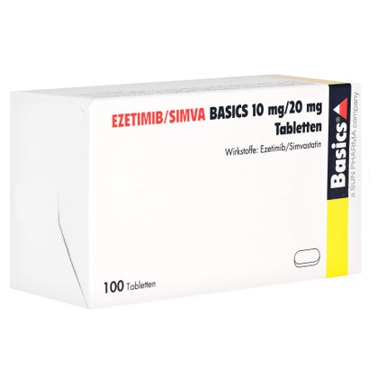 EZETIMIB/SIMVA BASICS 10 mg/20 mg Tabletten 100 St mit E-Rezept kaufen ...