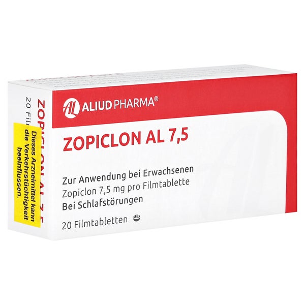 Zopiclon AL 7,5 Filmtabletten 20 St, 20 St online kaufen | DocMorris