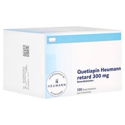 QUETIAPIN Heumann retard 300 mg Retardtabletten 100 St mit E-Rezept ...
