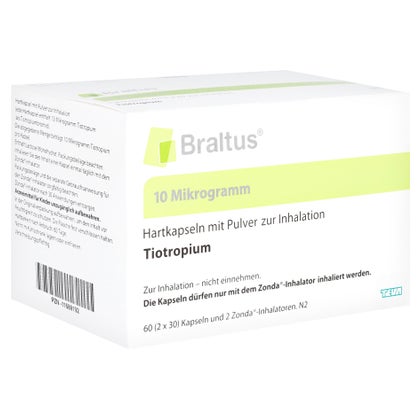 BRALTUS 10 µg + 2 Zonda-Inhalat.Hartk.m.Plv.z.Inh. 60 St mit E-Rezept ...