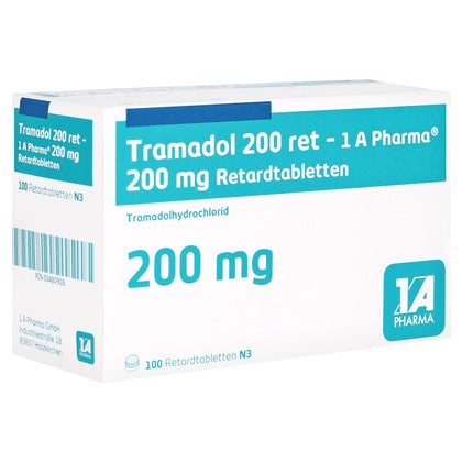 TRAMADOL 200 ret-1A Pharma Retardtabletten 100 St mit E-Rezept kaufen ...