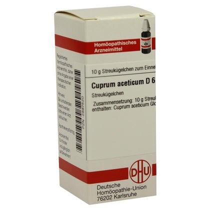 Cuprum Aceticum D 6 Globuli 10 g online kaufen | DocMorris