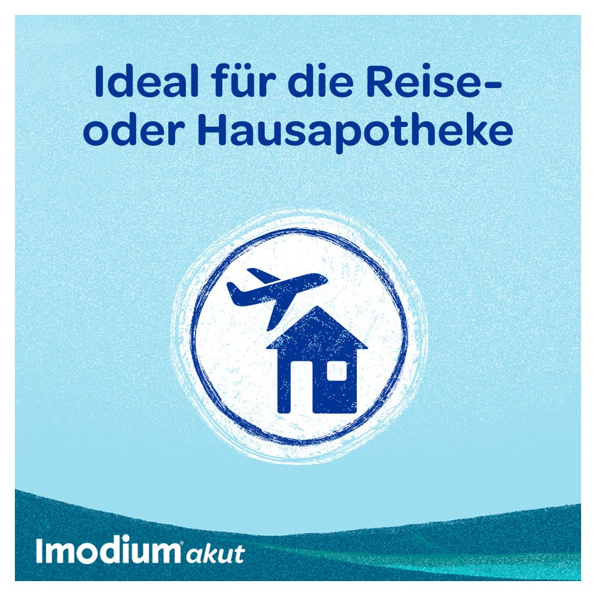 Imodium akut lingual Schmelztabletten bei akutem Durchfall 6 St online ...