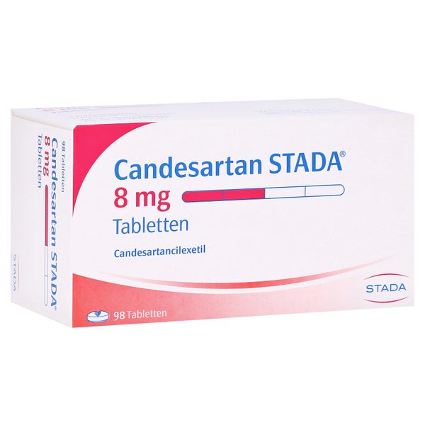 Candesartan Stada 8 mg Tabletten 98 St, 98 St online kaufen | DocMorris