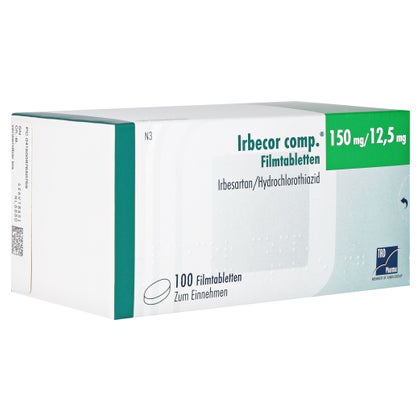 IRBECOR comp. 150 mg/12,5 mg Filmtabletten 100 St mit E-Rezept kaufen ...