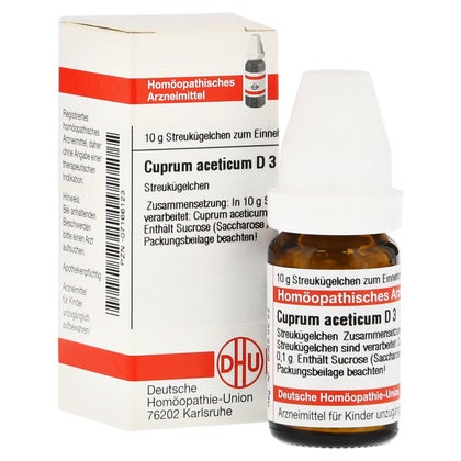 Cuprum Aceticum D 3 Globuli 10 g online kaufen | DocMorris