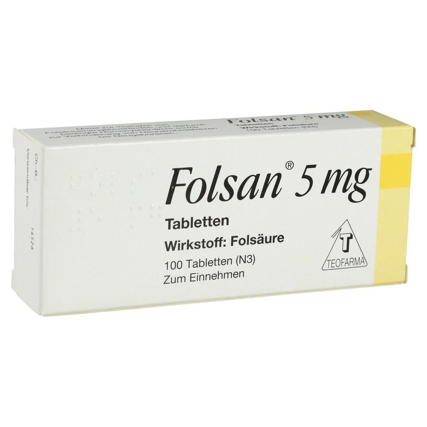 Folsan 5 mg Tabletten 100 St online kaufen | DocMorris