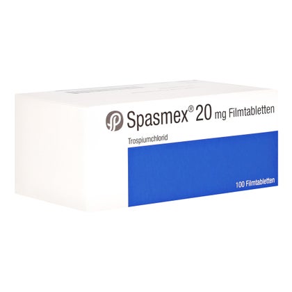 Spasmex 20 mg Filmtabletten 100 St mit E-Rezept kaufen | DocMorris
