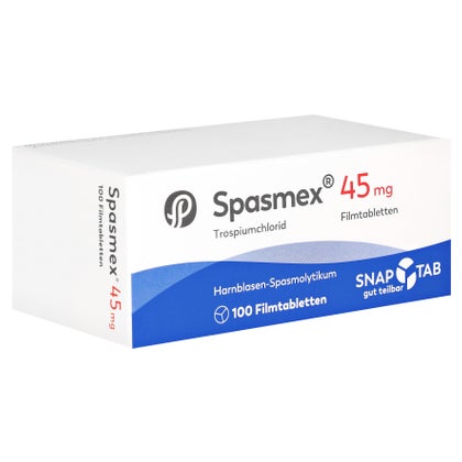 Spasmex 45 mg Filmtabletten 100 St mit E-Rezept kaufen | DocMorris