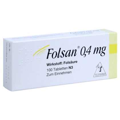 Folsan 0,4 mg Tabletten 100 St online kaufen | DocMorris