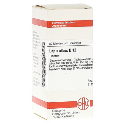 Lapis Albus D 12 Tabletten 80 St online kaufen | DocMorris