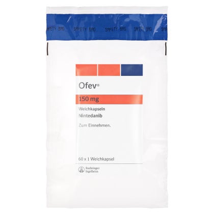 OFEV 150 mg Weichkapseln 60 St mit E-Rezept kaufen | DocMorris