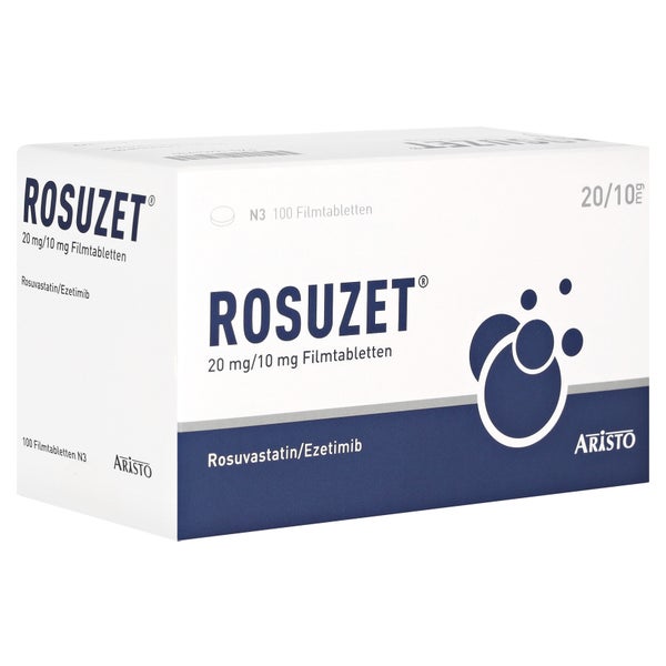 Rosuzet 20 Mg/10 mg Filmtabletten 100 St, 100 St online kaufen | DocMorris