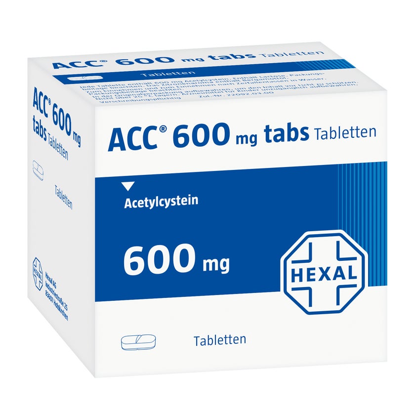 ACC 600 tabs Tabletten 100 St mit E-Rezept kaufen | DocMorris