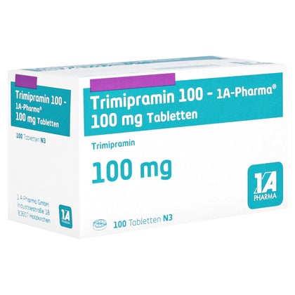 Trimipramin 100-1a Pharma Tabletten 100 St mit E-Rezept kaufen | DocMorris