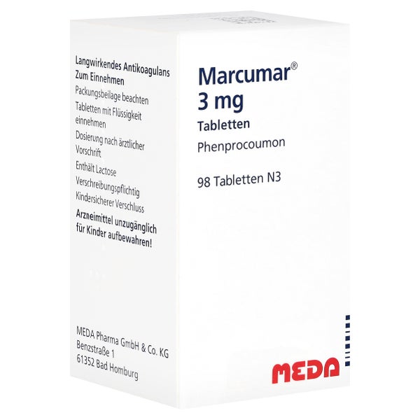 Marcumar Tabletten 98 St, 98 St online kaufen | DocMorris