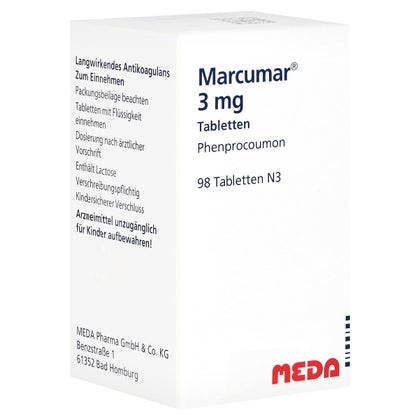 Marcumar Tabletten 98 St mit E-Rezept kaufen | DocMorris