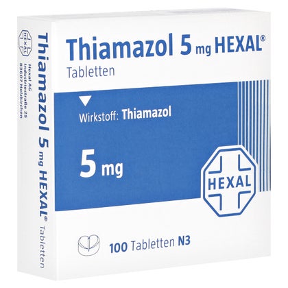Thiamazol 5 mg HEXAL Tabletten 100 St mit E-Rezept kaufen | DocMorris