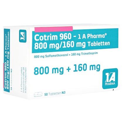 Cotrim 960-1a Pharma Tabletten 50 St mit E-Rezept kaufen | DocMorris