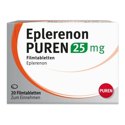 Eplerenon Puren 25 mg Filmtabletten 20 St mit E-Rezept kaufen | DocMorris