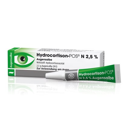 Hydrocortison POS N 1% Augensalbe 2,5 g mit E-Rezept kaufen | DocMorris