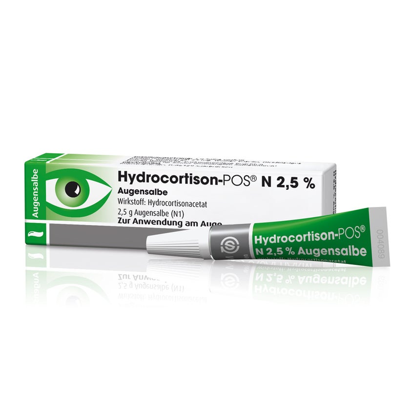 Hydrocortison POS N 1% Augensalbe 2,5 g mit E-Rezept kaufen | DocMorris